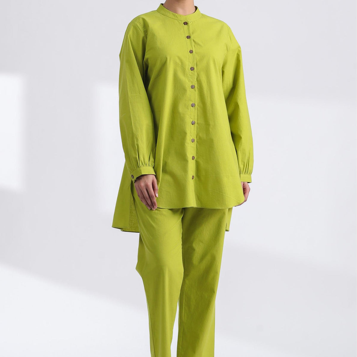 Lime Green Co-Ord Set – jaipurrang